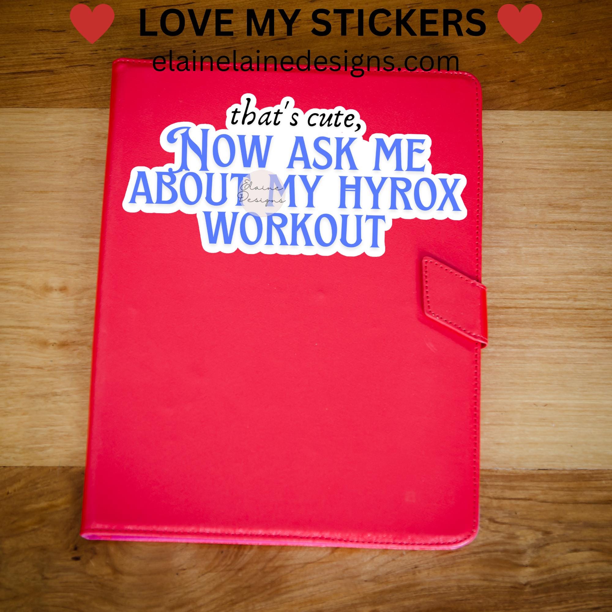 Hyrox Sticker, Hyrox, Running Sticker, 1k at a Time, Crossfit Sticker ...