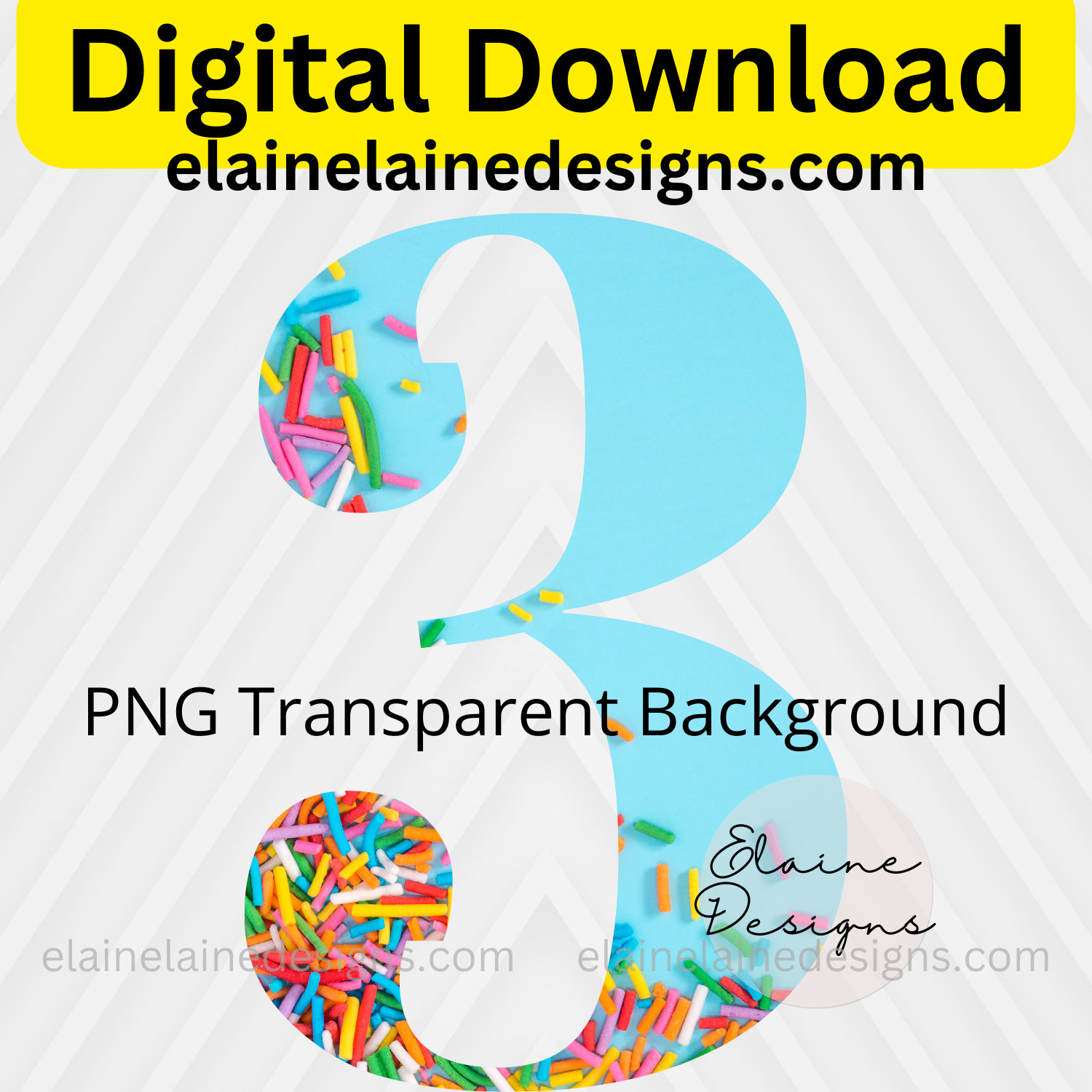 Numbers PNG, Printable Numbers, Sprinkle Numbers, Sprinkles, Sweet ...