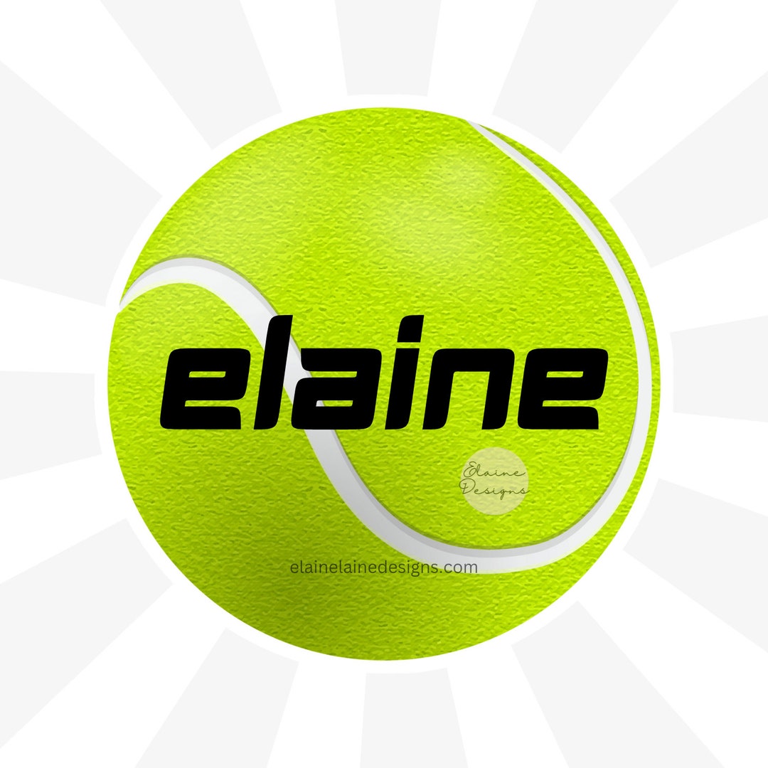 Tennis Ball Sticker, Tennis Sticker, Custom Tennis Ball, Tennis Season ...