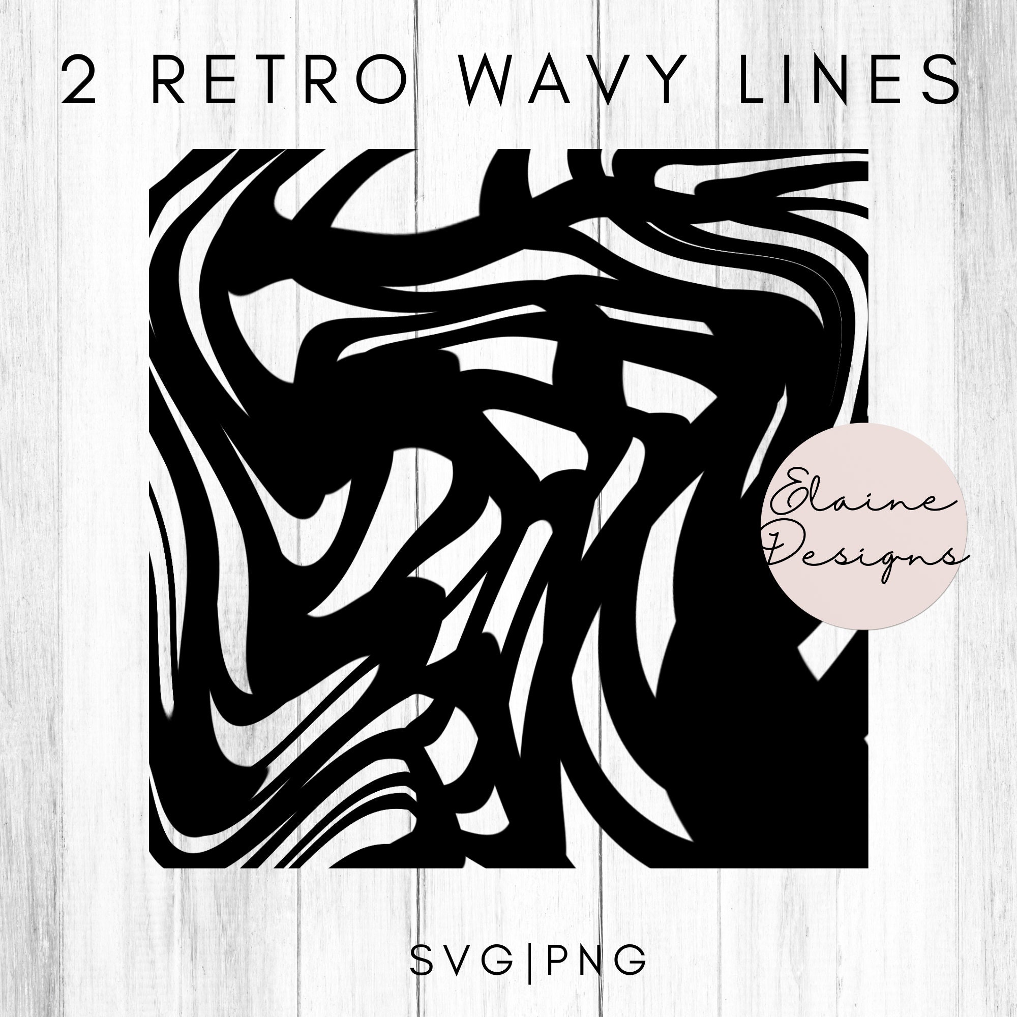 Lines Svg Retro Wavy Lines Png 60s Hippy Designs Svg Stickers 90s ...