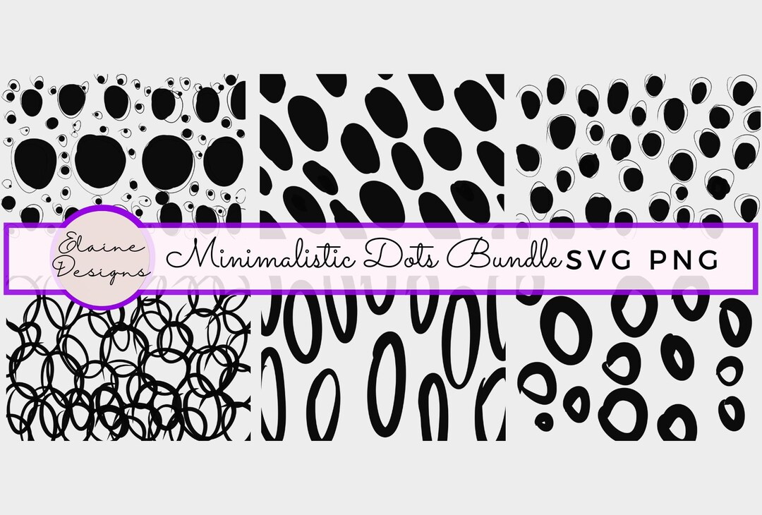 Dots Svg Minimalistic Dots Irregular Polkadots Scattered Dots Imperfect ...