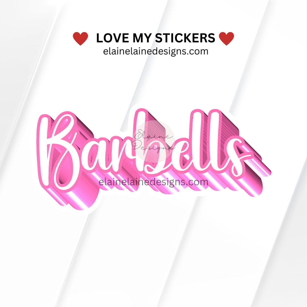 Crossfit Sticker, Barbell Sticker, Barbell Girl Sticker, Fit Mom ...