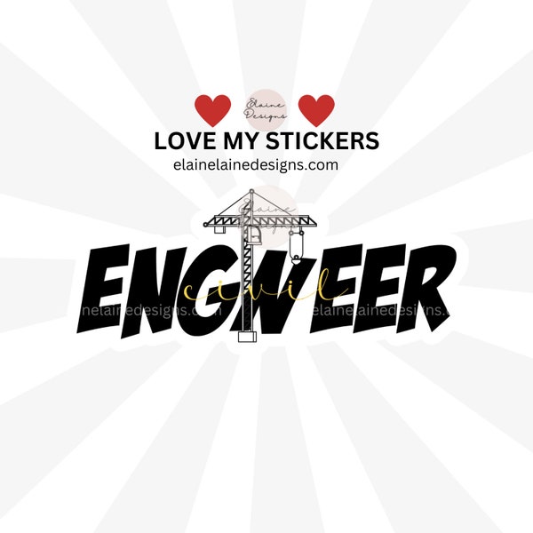 Civil Engineering Sticker - Etsy