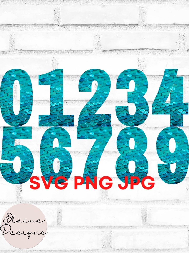 Blue Sequin Sparkle Numbers Aqua Glitter Numbers Wedding Table Numbers ...