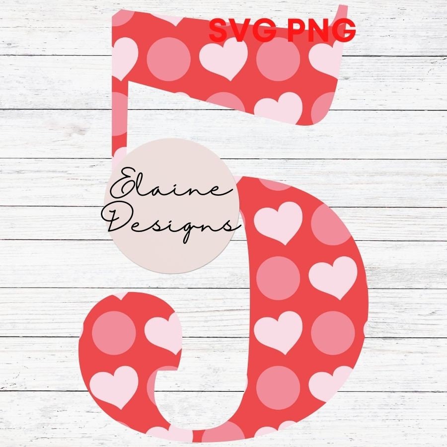 Red Heart Numbers Valentines Day Numbers Red Love Lovers Numbers Sweet ...