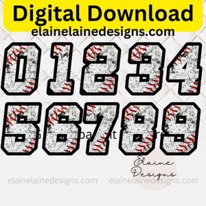 Numbers Png, Baseball Numbers, Baseball, Grunge, Distressed, Baseball ...