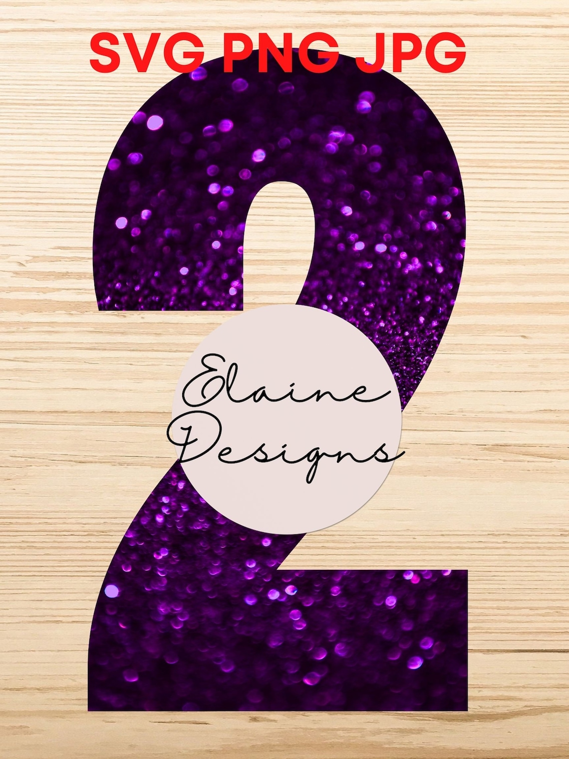 Purple Sparkle Numbers Purple Glitter Numbers Wedding Table Numbers ...