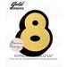 Gold Sparkle Numbers Svg Gold Glitter Numbers Png Gold Numbers Golden ...
