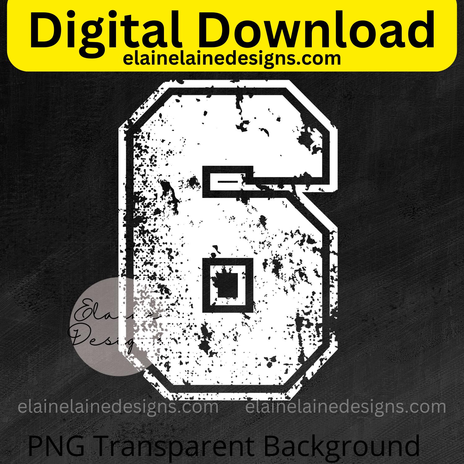 Varsity Numbers, White Numbers, Numbers Png, Sports Numbers, Grunge ...