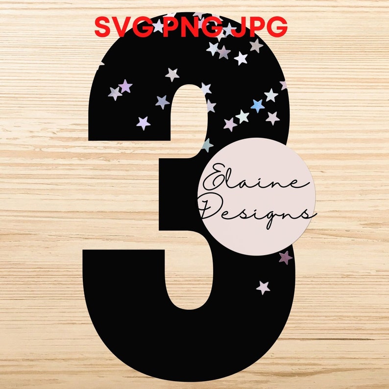 Black Sparkle Numbers Stars Numbers Glitter Numbers Gold Stars - Etsy