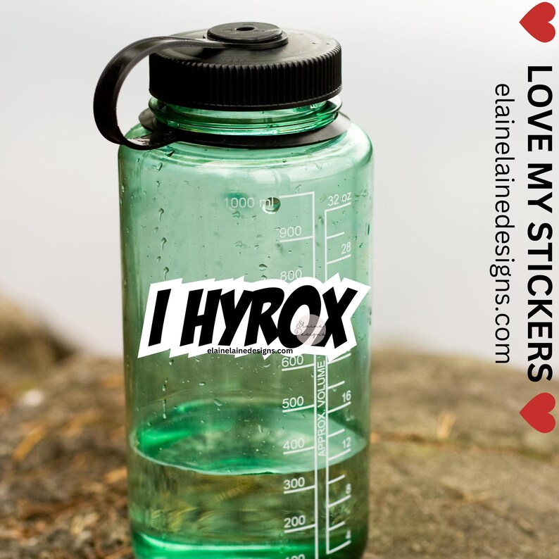 Hyrox Sticker, High Performance Sticker, Hyrox, Endurance Sticker, 1k ...