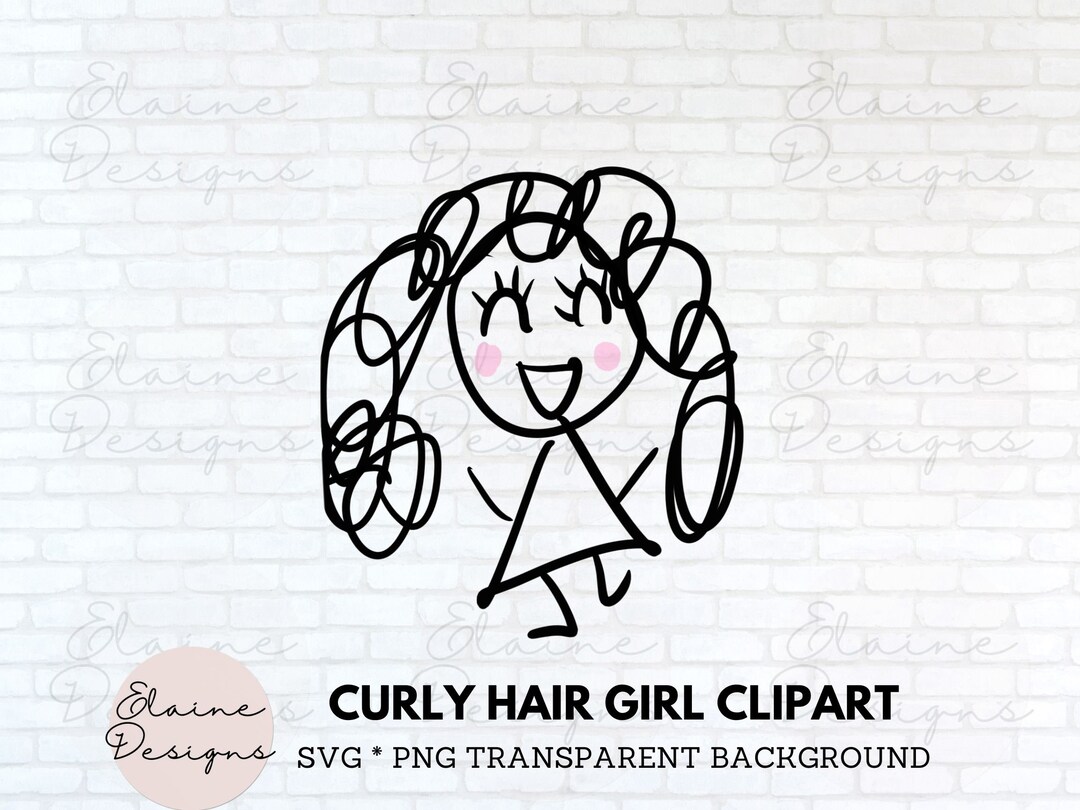 Pelo rizado png lindo pelo rizado chica png pelo rizado svg Rizos de ...
