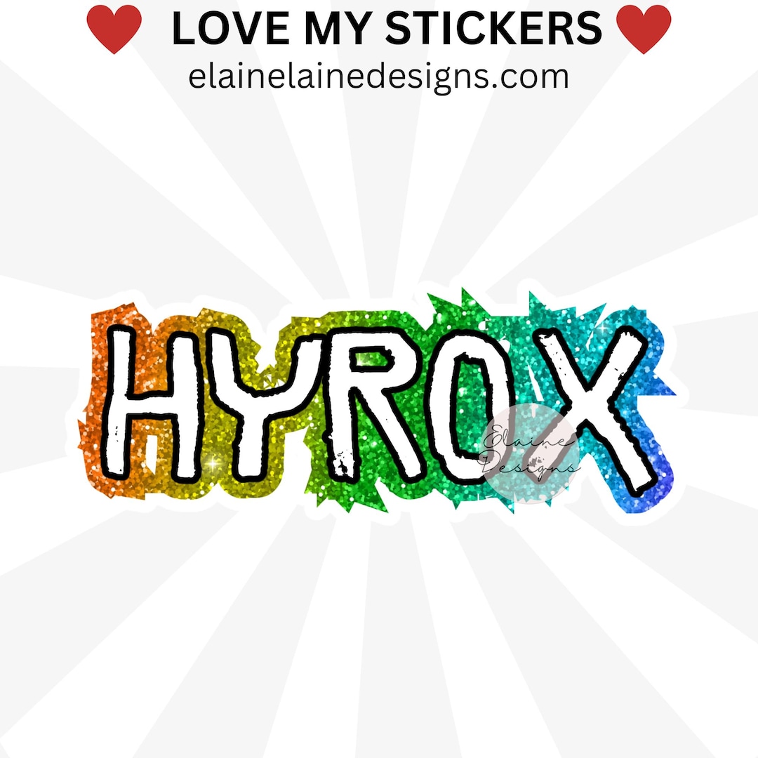 Hyrox Sticker, High Performance Sticker, Hyrox, Running Sticker, 1k at ...