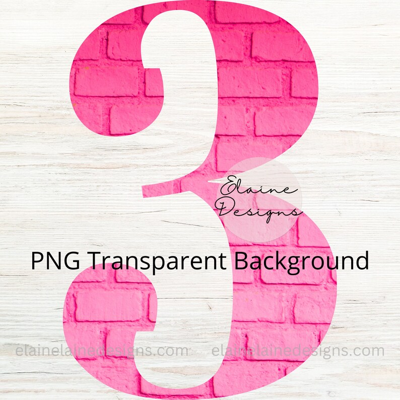 Brick Numbers Pink Numbers Wedding Table Numbers Birthday Party Numbers ...