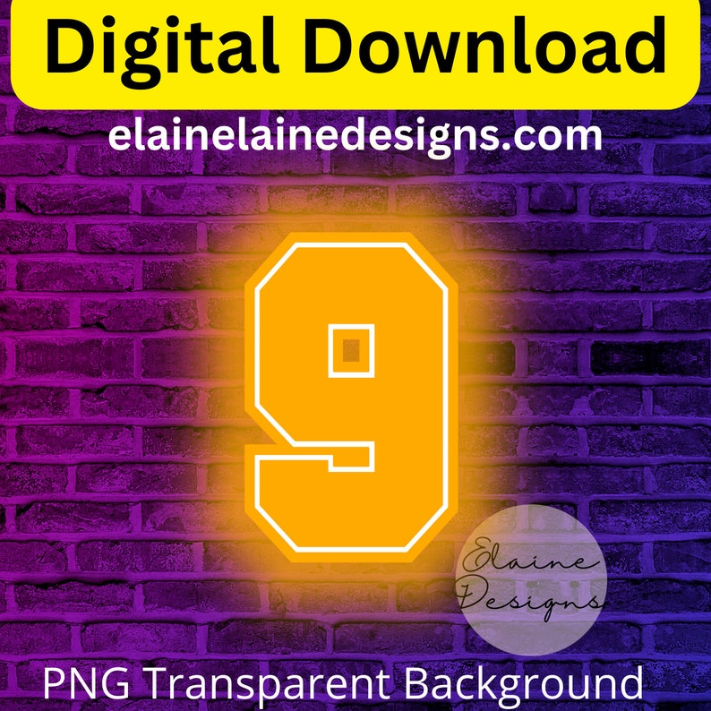 Neon Numbers PNG, Printable Numbers, Neon Numbers, Fluorescent Numbers ...