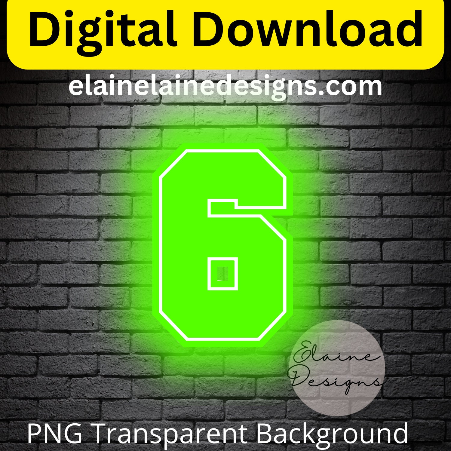 Neon Numbers PNG, Printable Numbers, Neon Numbers, Fluorescent Numbers ...