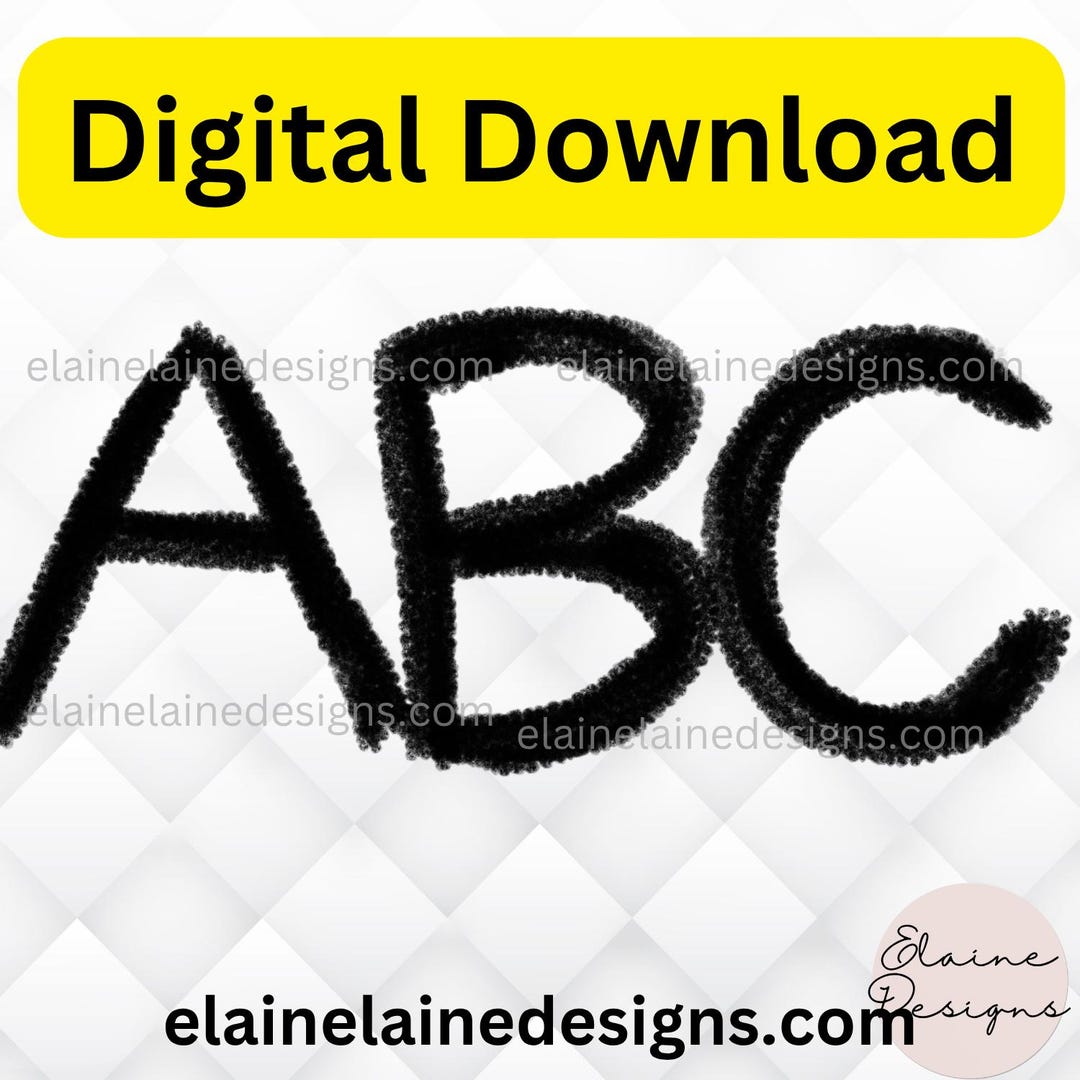 Crayon Letter Clipart A B C | Hand Drawn Alphabet Letters PNG | Digital ...