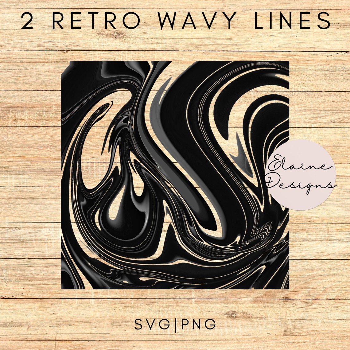 Lines Svg Retro Wavy Lines Png 60s Hippy Designs Svg Stickers 90s ...
