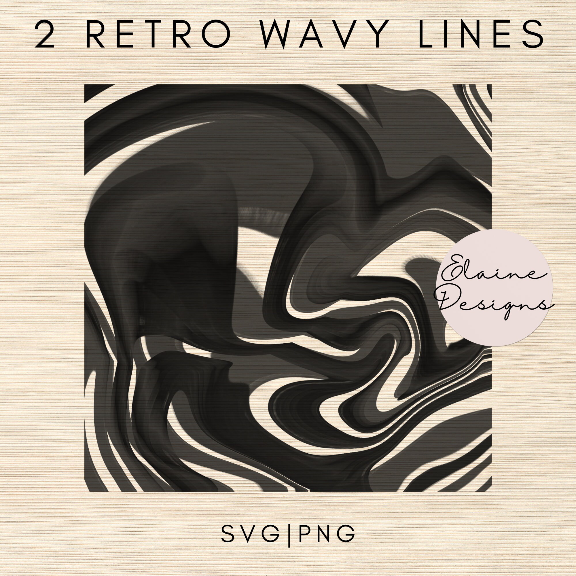 Lines Svg Retro Wavy Lines Png 60s Hippy Designs Svg Stickers 90s ...