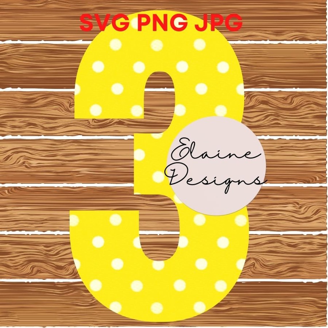 Yellow Polka Dot Numbers Bright Yellow Dots Numbers Summer Wedding ...