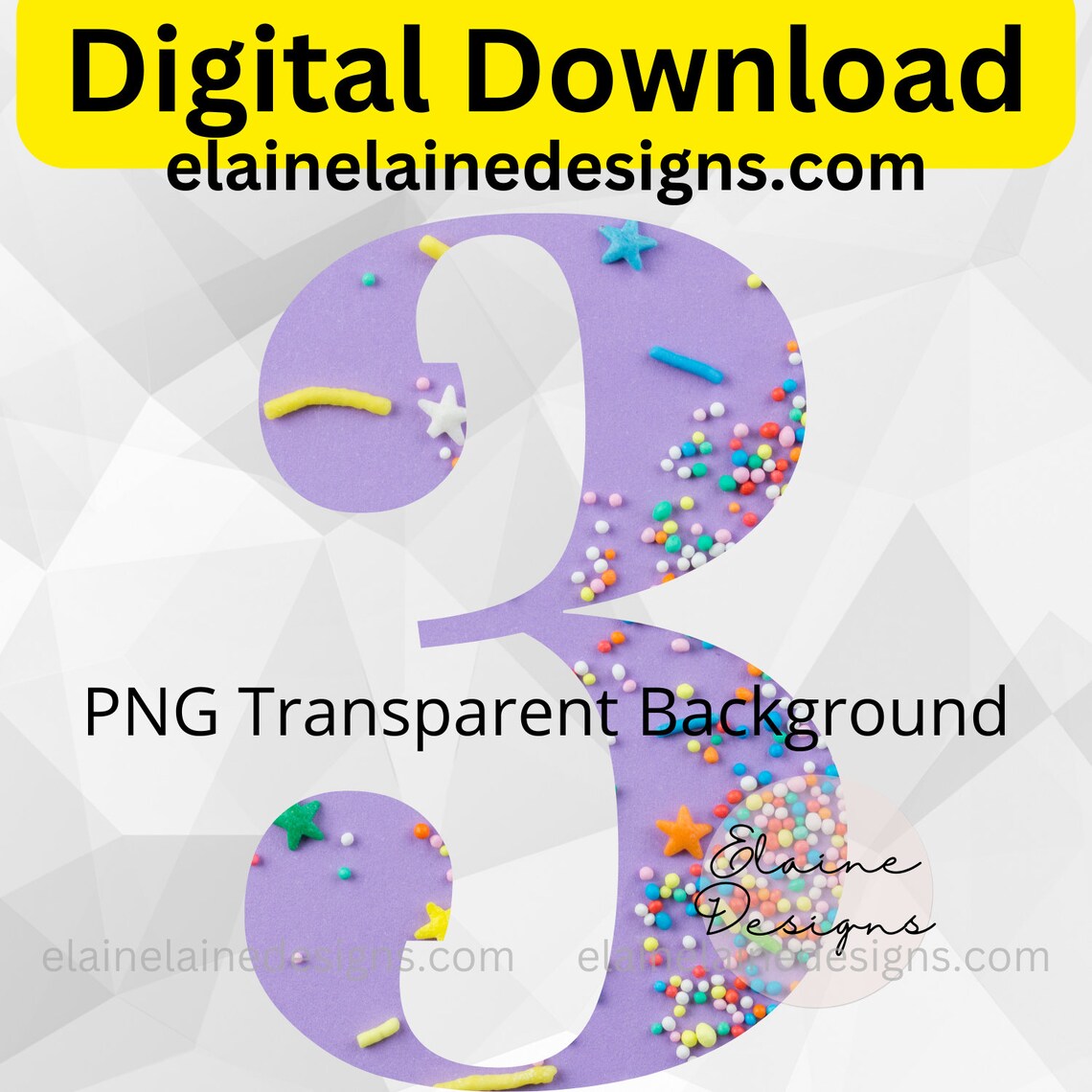 Numbers PNG, Printable Numbers, Sprinkle Numbers, Sprinkles, Sweet ...