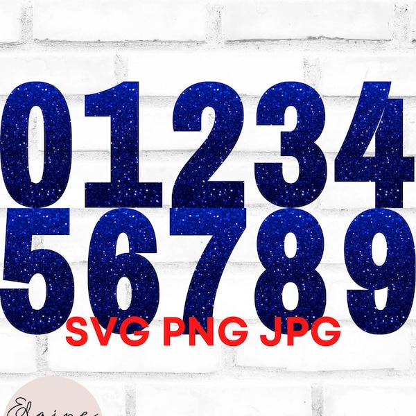 Fancy Numbers - Etsy