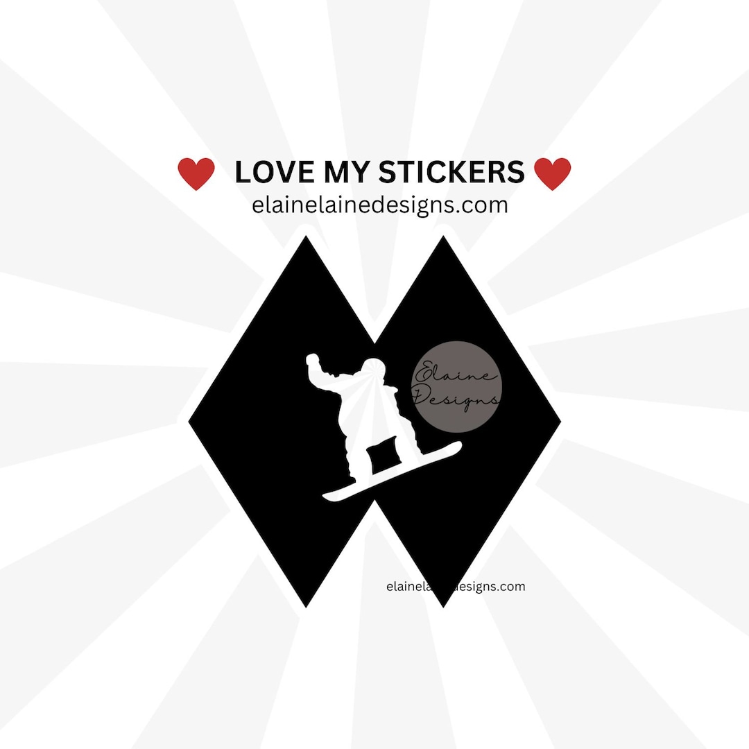 Snowboard Sticker, Ride Sticker, Ride, Snow, Ski, Snowboarding, Shred ...