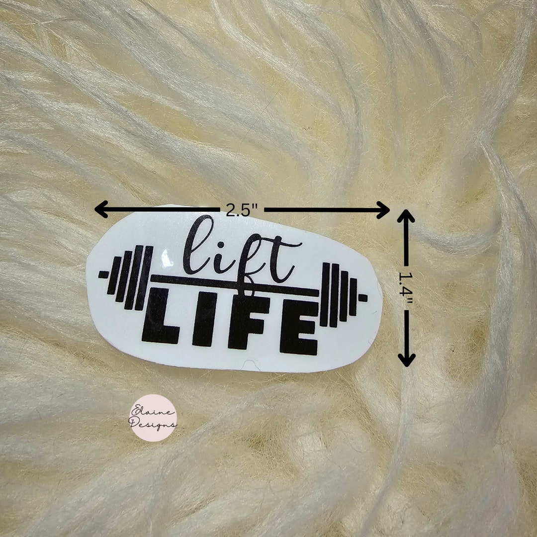 Crossfit Stickers Workout Stickers Lift Life, Gym Stickers, Waterproof ...