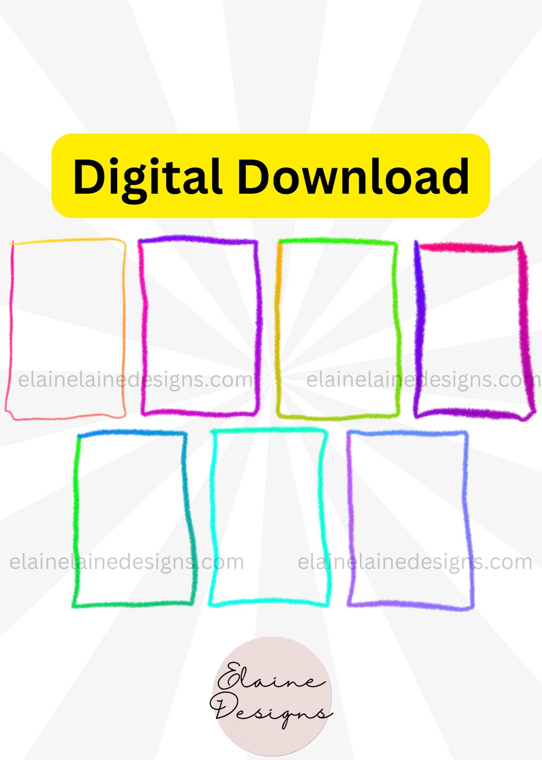 Crayon Lines, Handdrawn Lines, Crayon Borders, Crayola Frames ...