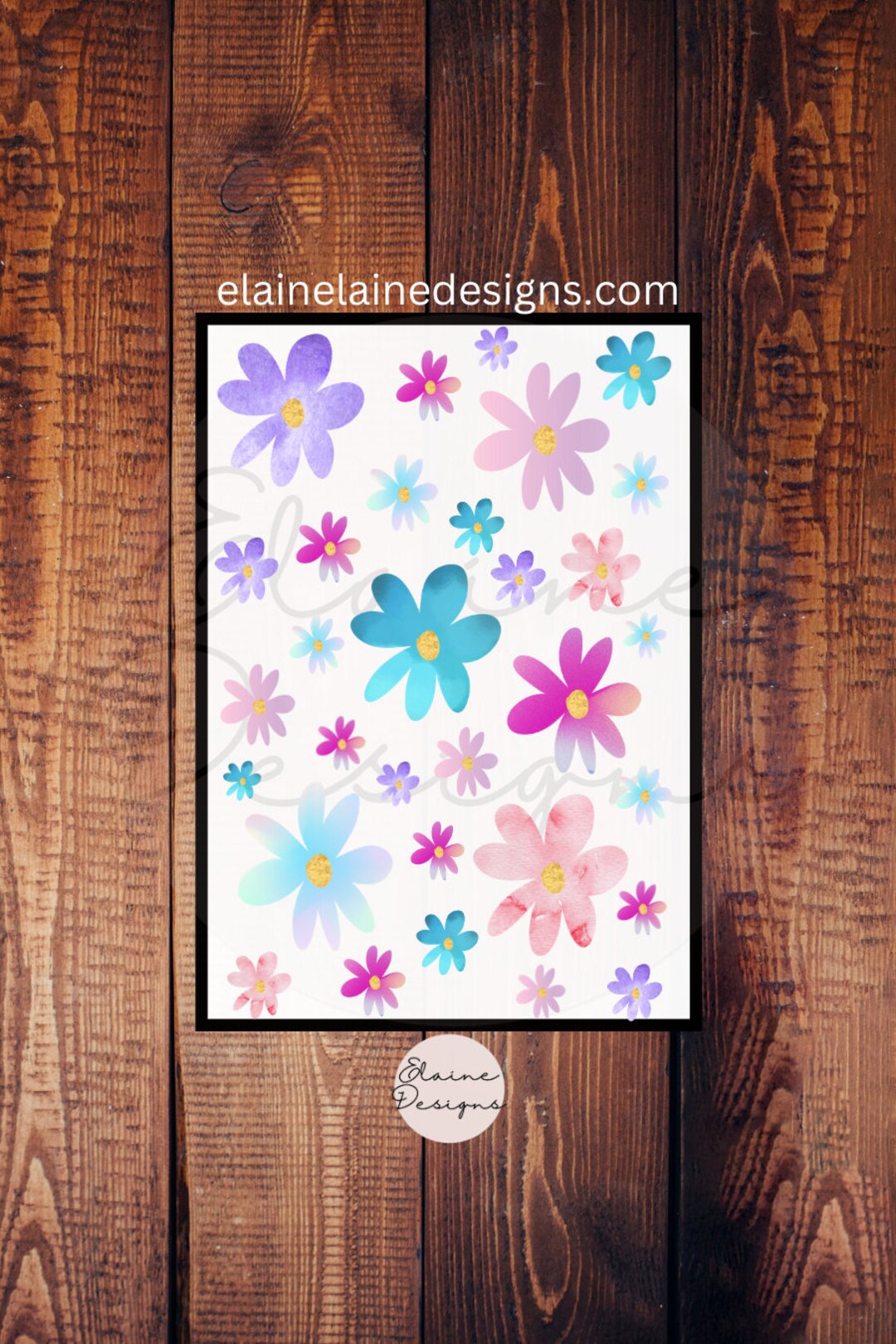 Daisies Sticker, Spring Daisy Sticker, Colorful Daisies Stickers, Daisy ...
