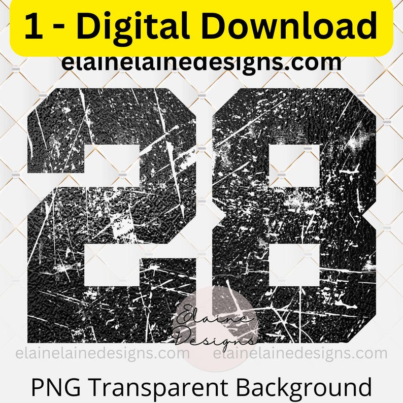 Custom Text, Sports Numbers, Personalized Sports Numbers, Distressed ...