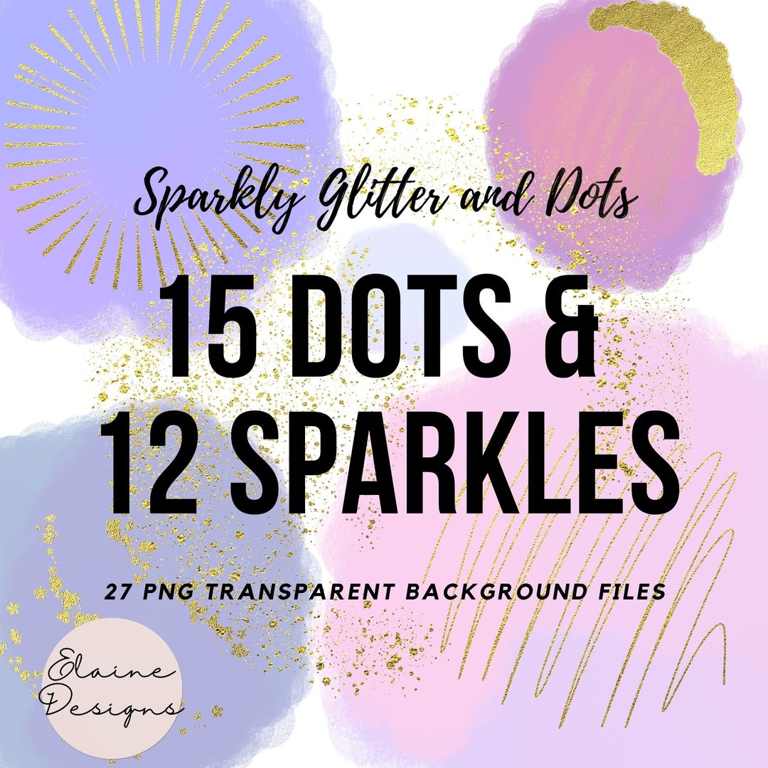 Dots Png Purple Dots and Gold Glitter Frames Circle Background ...