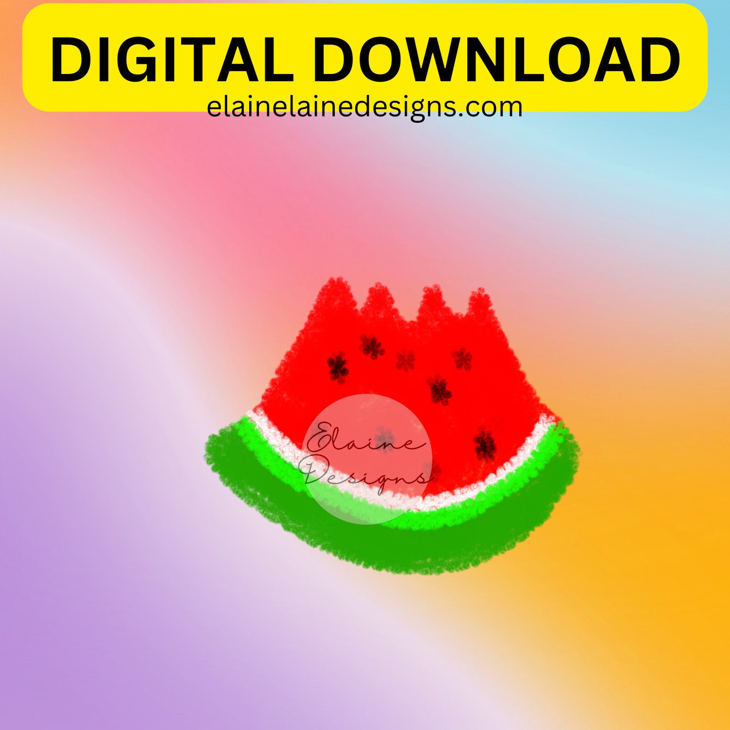 Crayon Watermelon, Crayon Summer Png, Crayon Drawings, Crayon Doodles ...