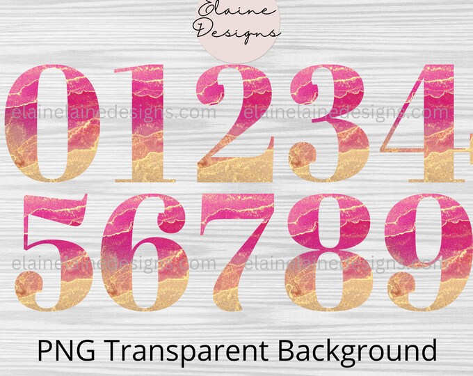Rainbow Glitter Numbers Clipart - 26 PNG Files *** DIGITAL DOWNLOAD ...