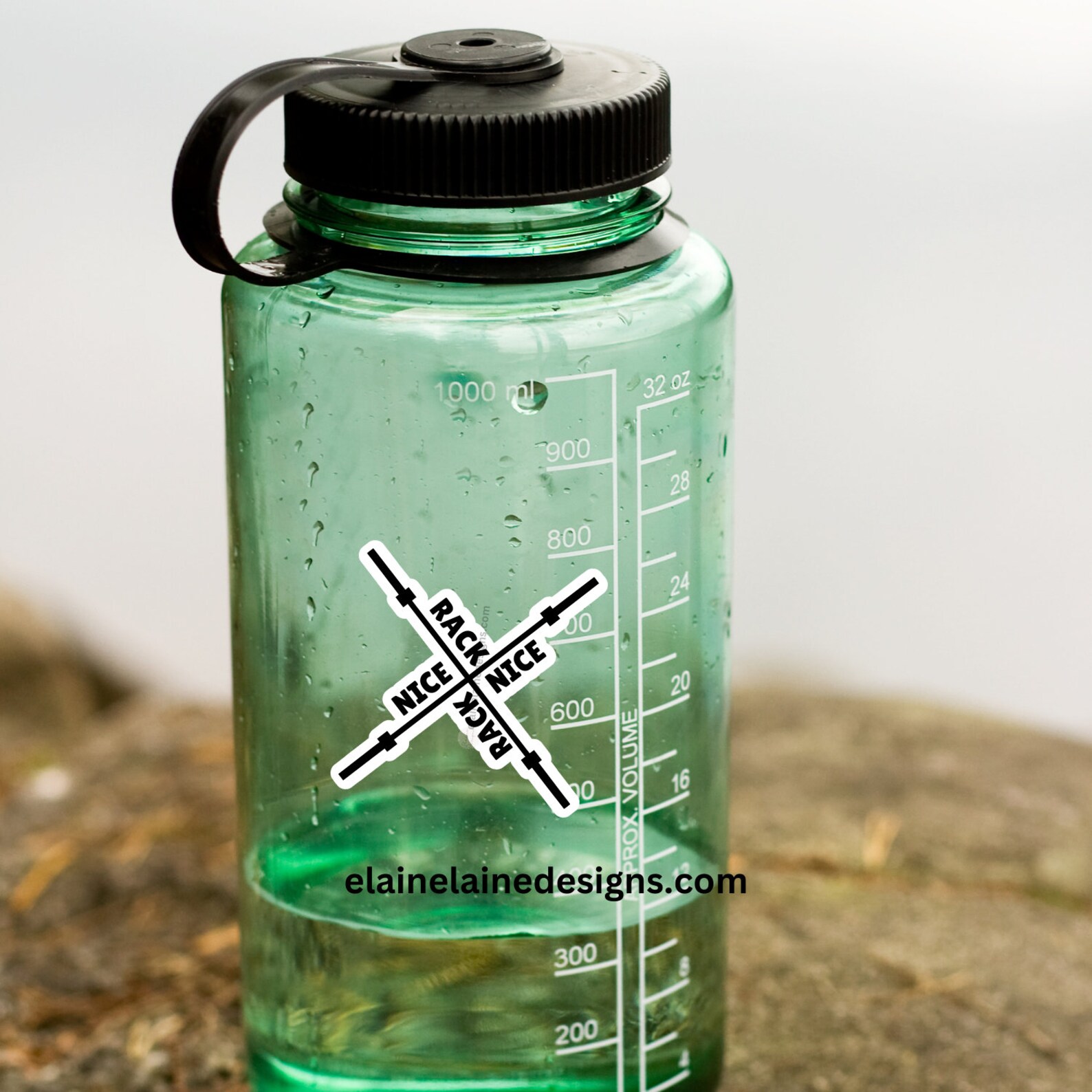 Crossfit Stickers, Barbell Sticker, Barbel Decal, Nice Rack Sticker ...