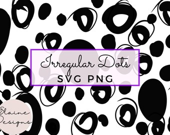 Irregular Dots Png - Etsy