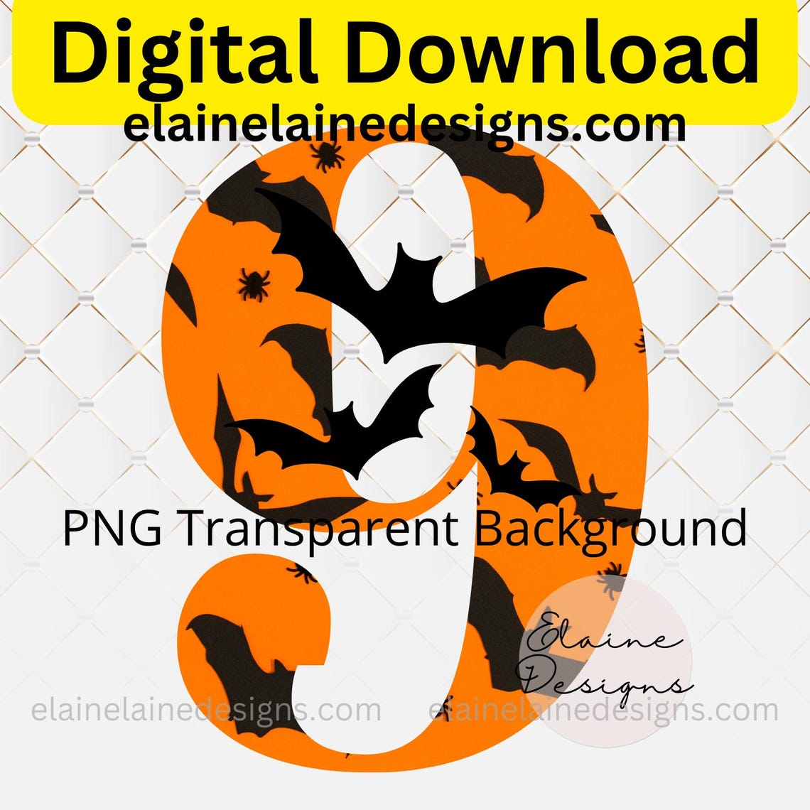 Halloween Numbers Clipart, Spider Numbers, Halloween, Spooky Numbers ...