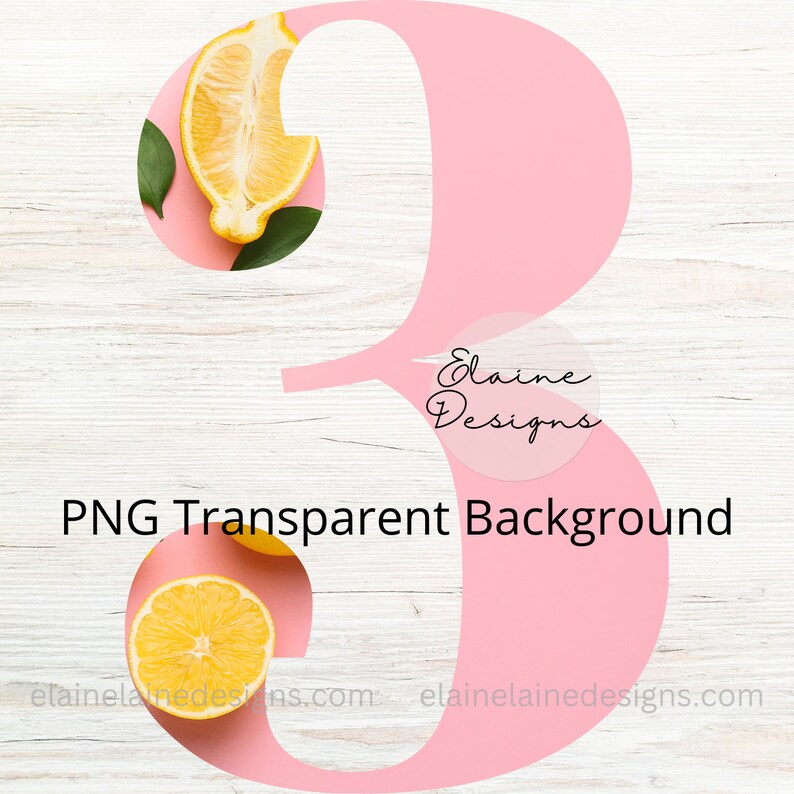 Lemon Numbers Summer Numbers Fruit Numbers Hot Summer Birthday Party ...