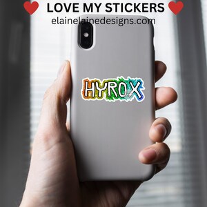 Hyrox Sticker, High Performance Sticker, Hyrox, Running Sticker, 1k at ...