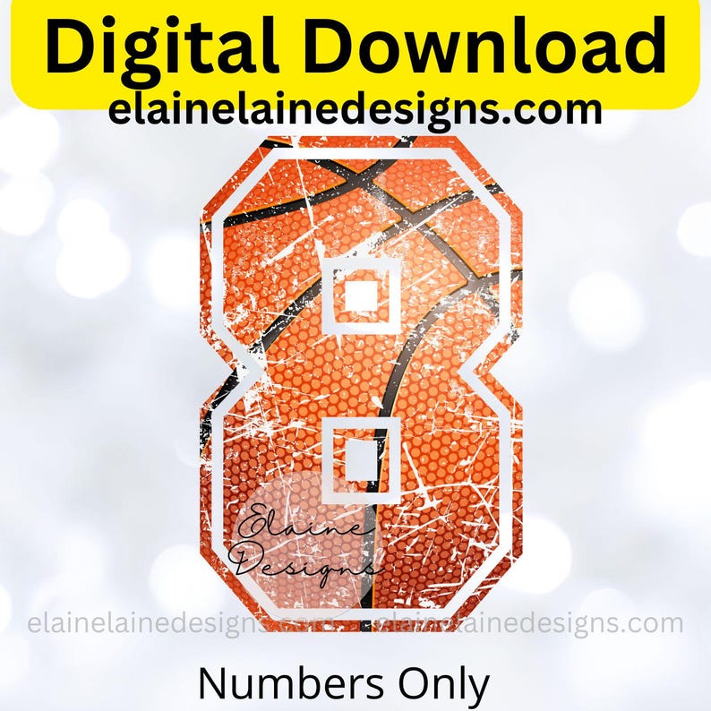 Basketball Numbers, Distressed Basketball Numbers, Numbers Png, Grunge ...