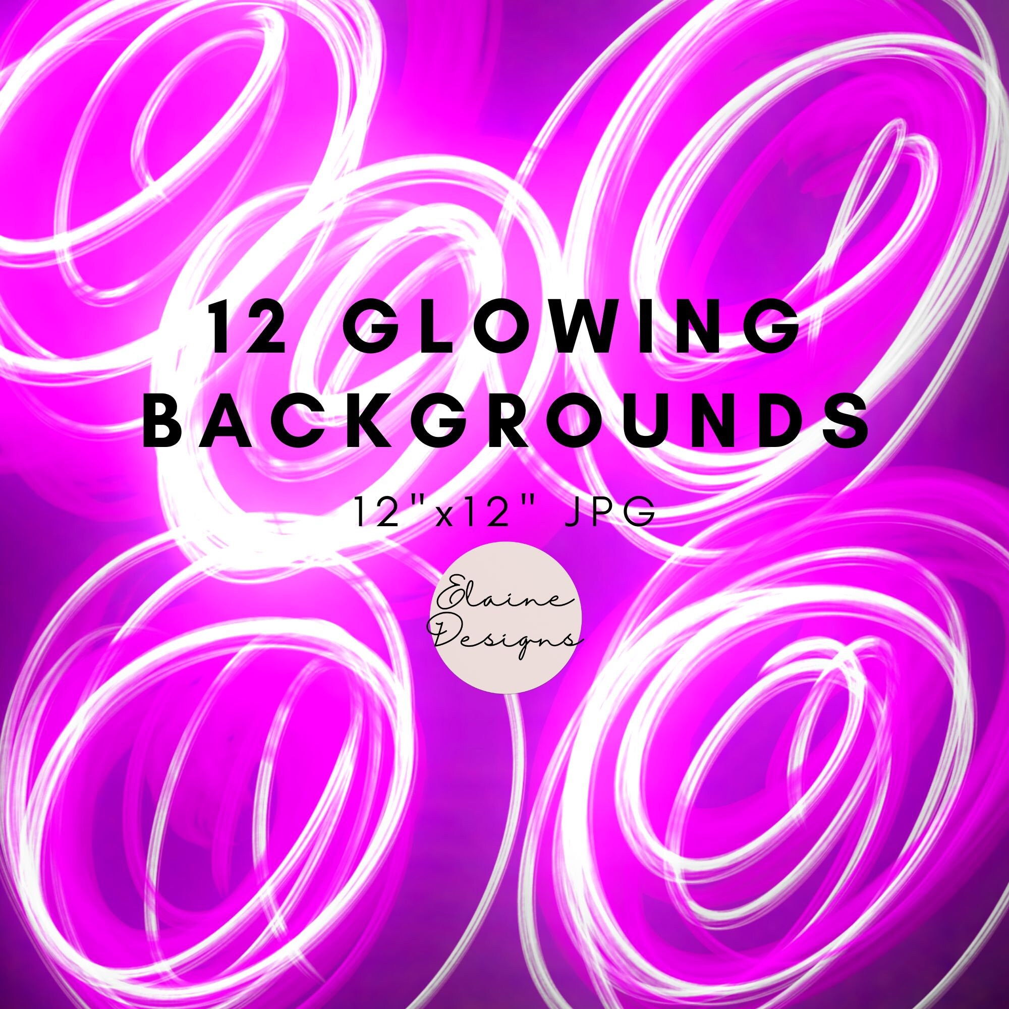 Purple Neon Background Purple Glowing Background Purple Digital Paper ...