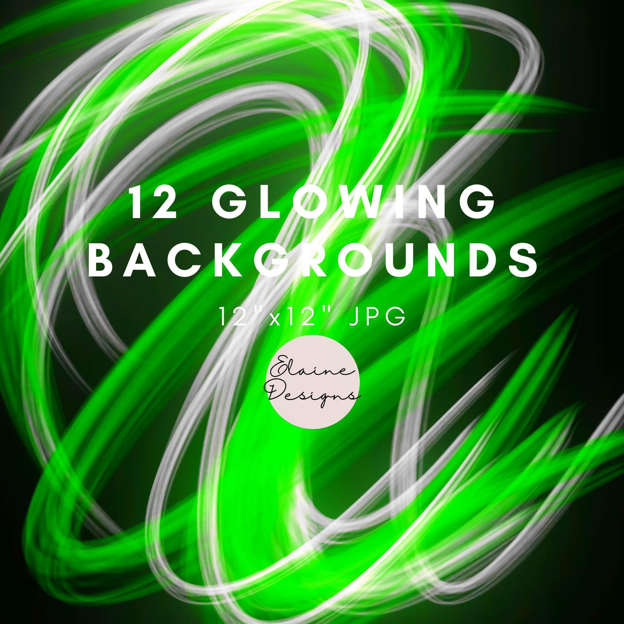 Green Neon Background Green Glowing Background Green Digital Paper Glow ...