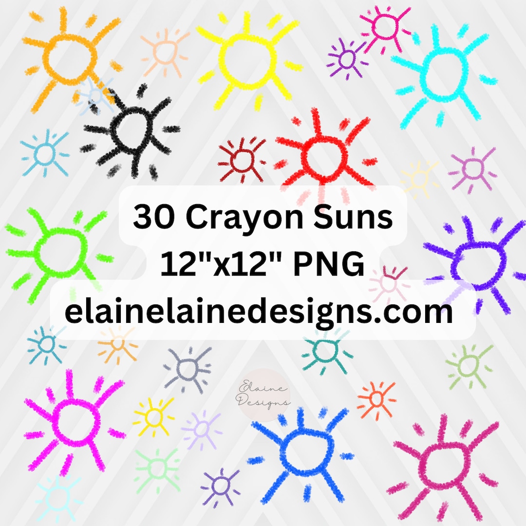 Crayon Doodles, Crayon, Crayola, Sun Bursts, Star Bursts, Crayon Lines ...