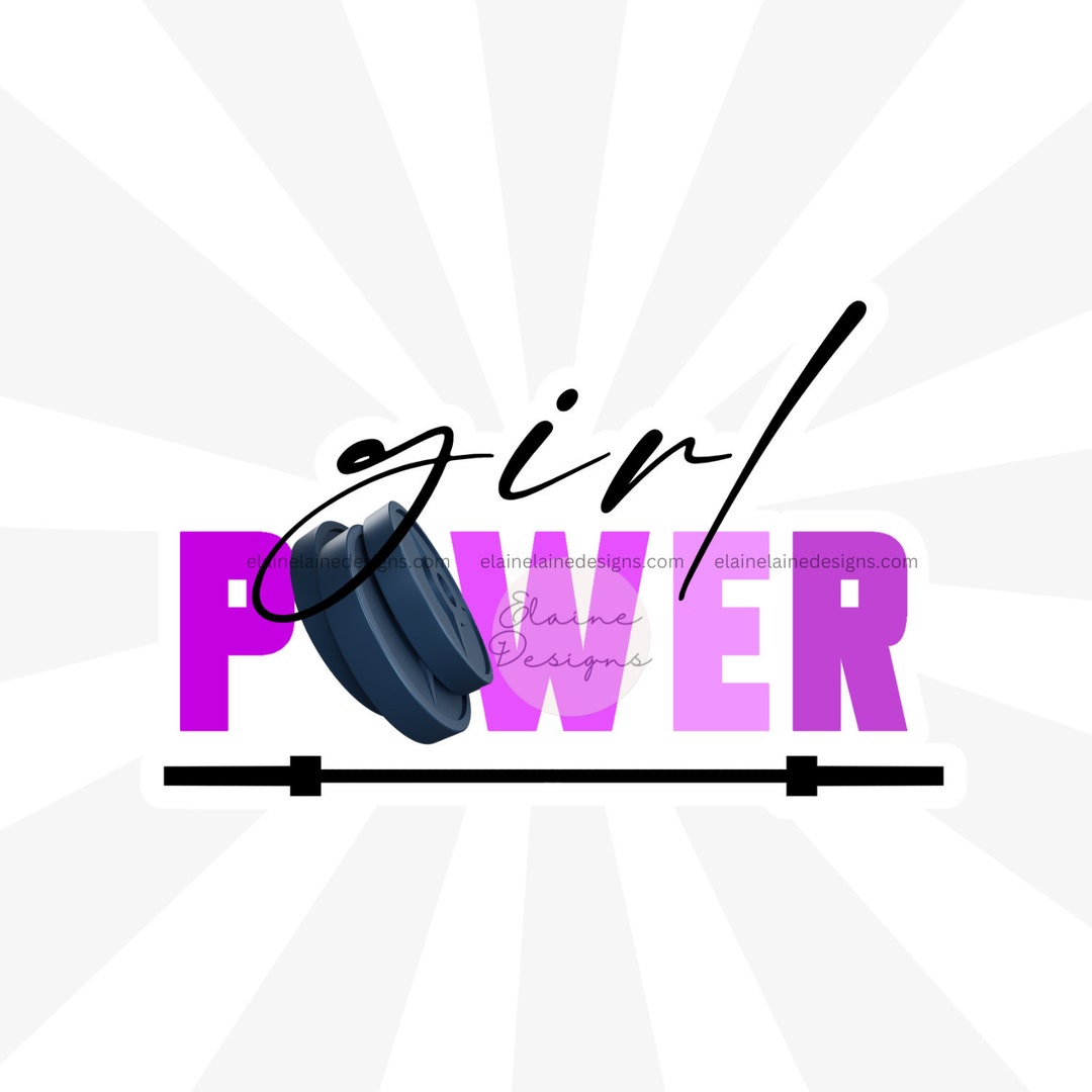 Crossfit Sticker, Girl Power Sticker, Girl Lift Sticker, Girl ...
