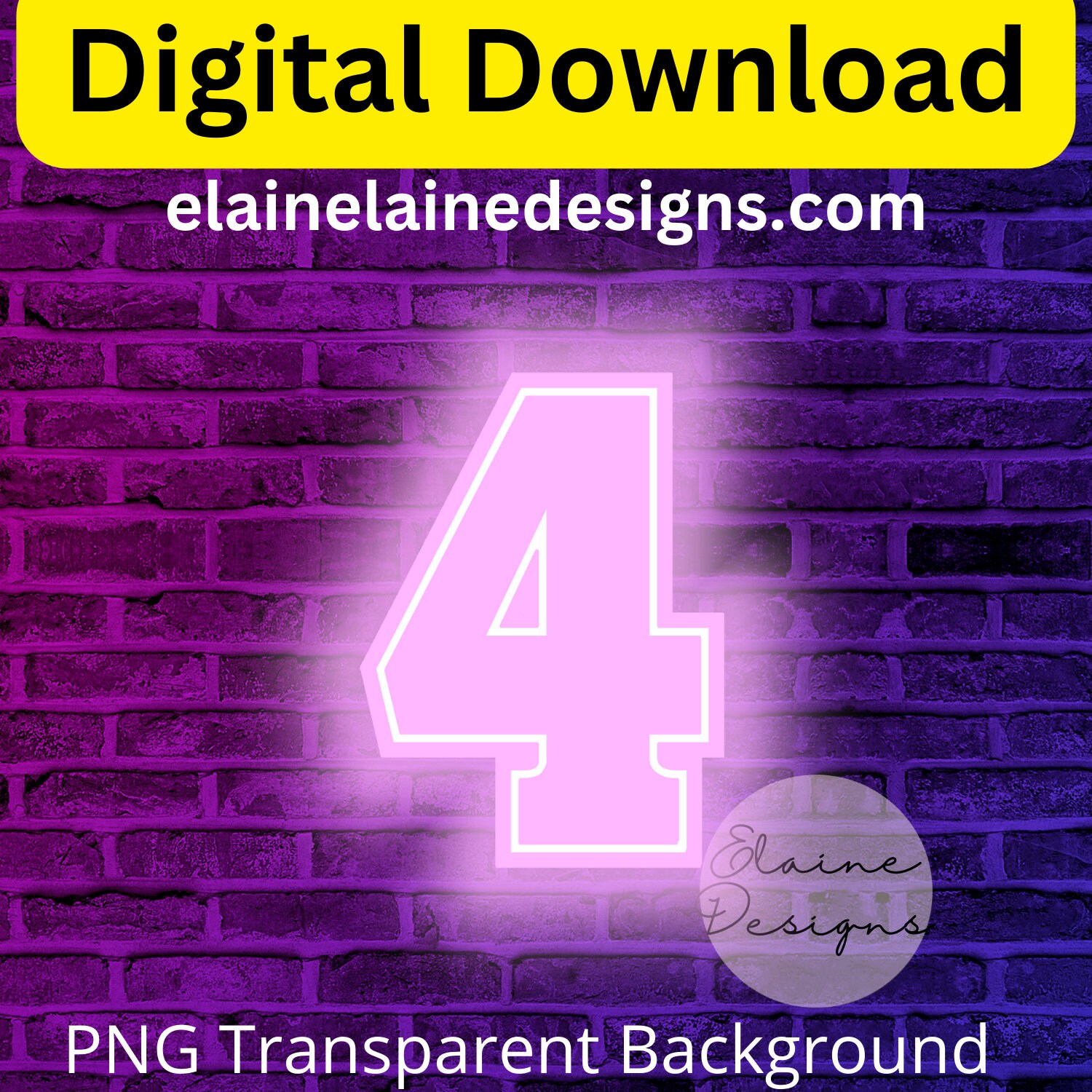 Neon Numbers PNG, Printable Numbers, Neon Numbers, Fluorescent Numbers ...