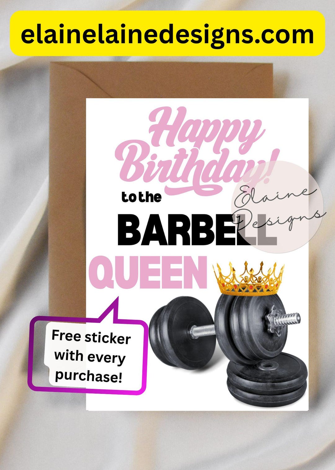 Barbell Birthday Card, Happy Birthday, Hyrox Birthday, Crossfit Cards ...