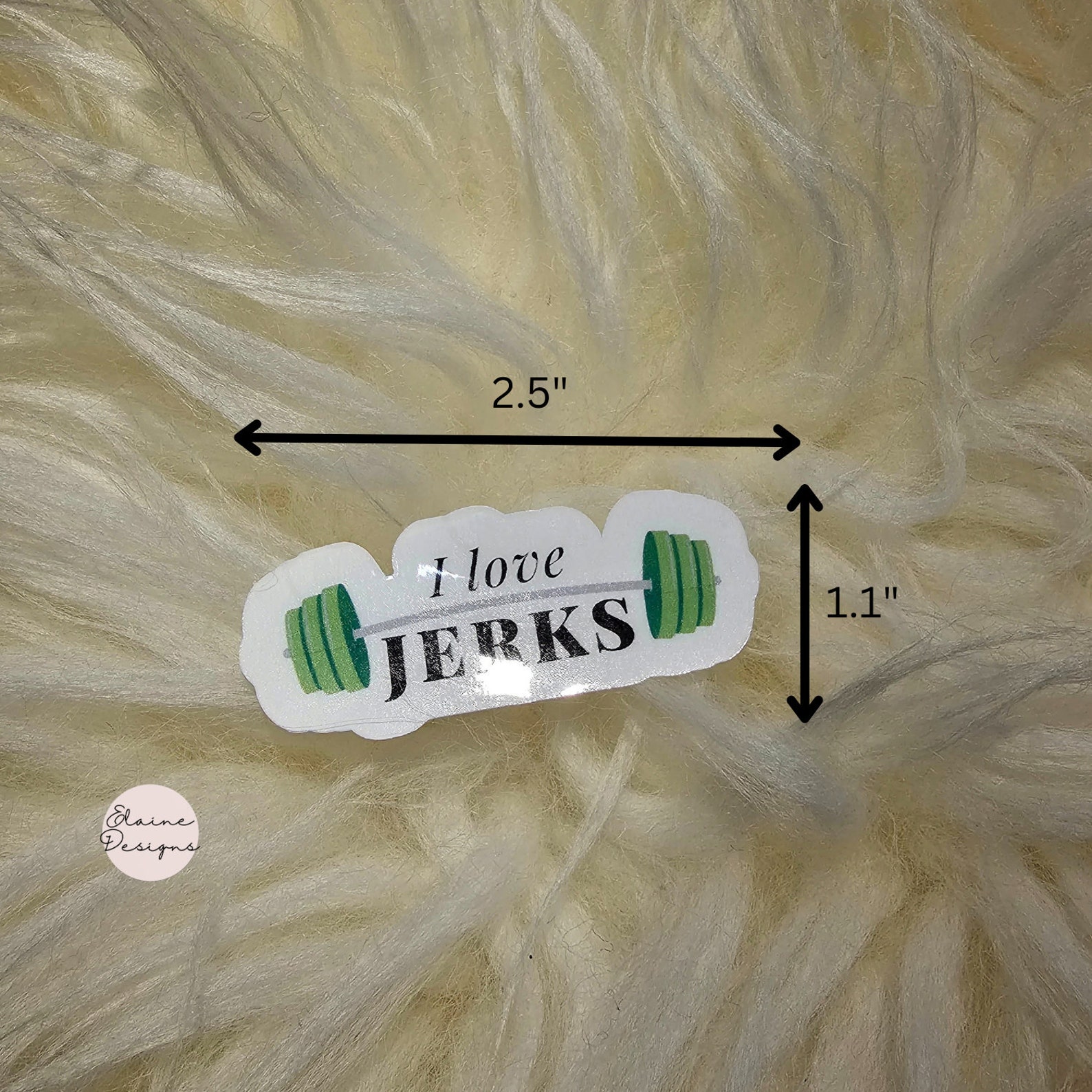 Crossfit Stickers Workout Stickers I Love Jerks, Gym Stickers ...