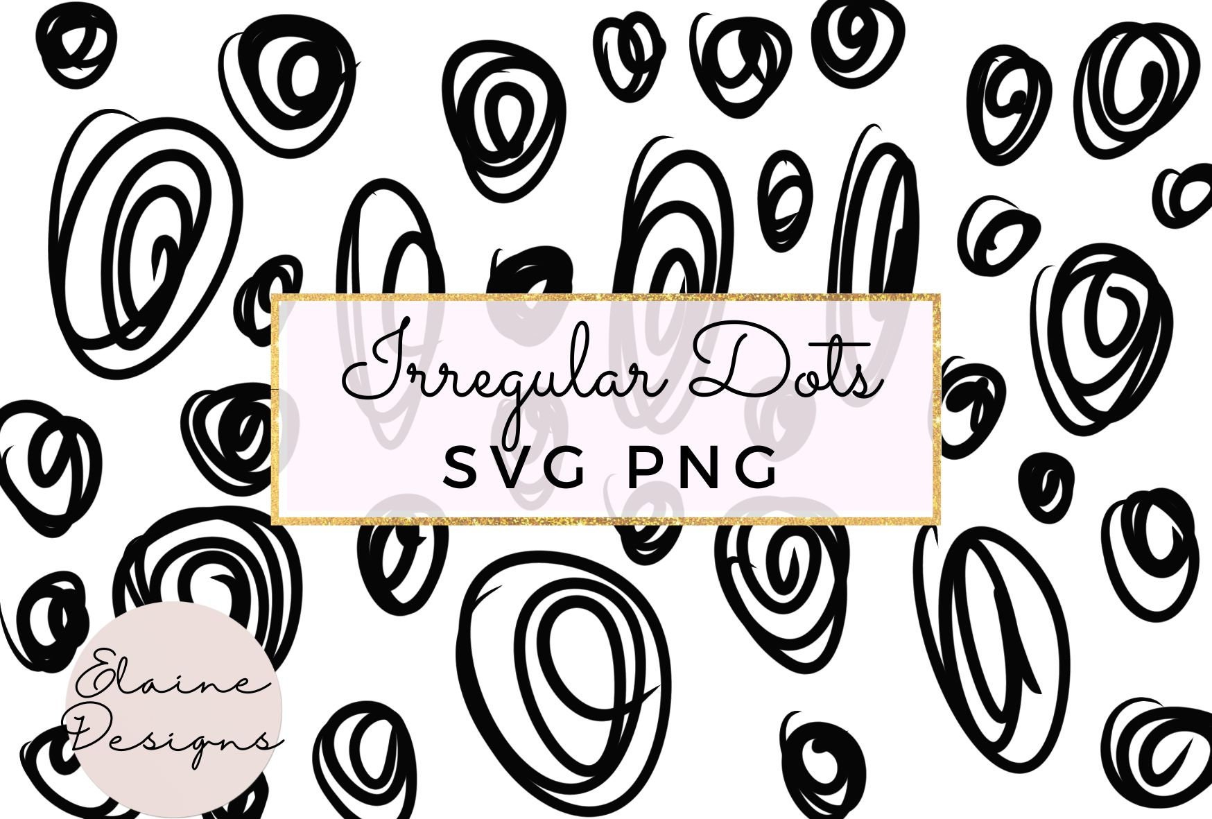 Dots Svg Minimalistic Dots Irregular Dots Polka Dots Scattered Dots ...
