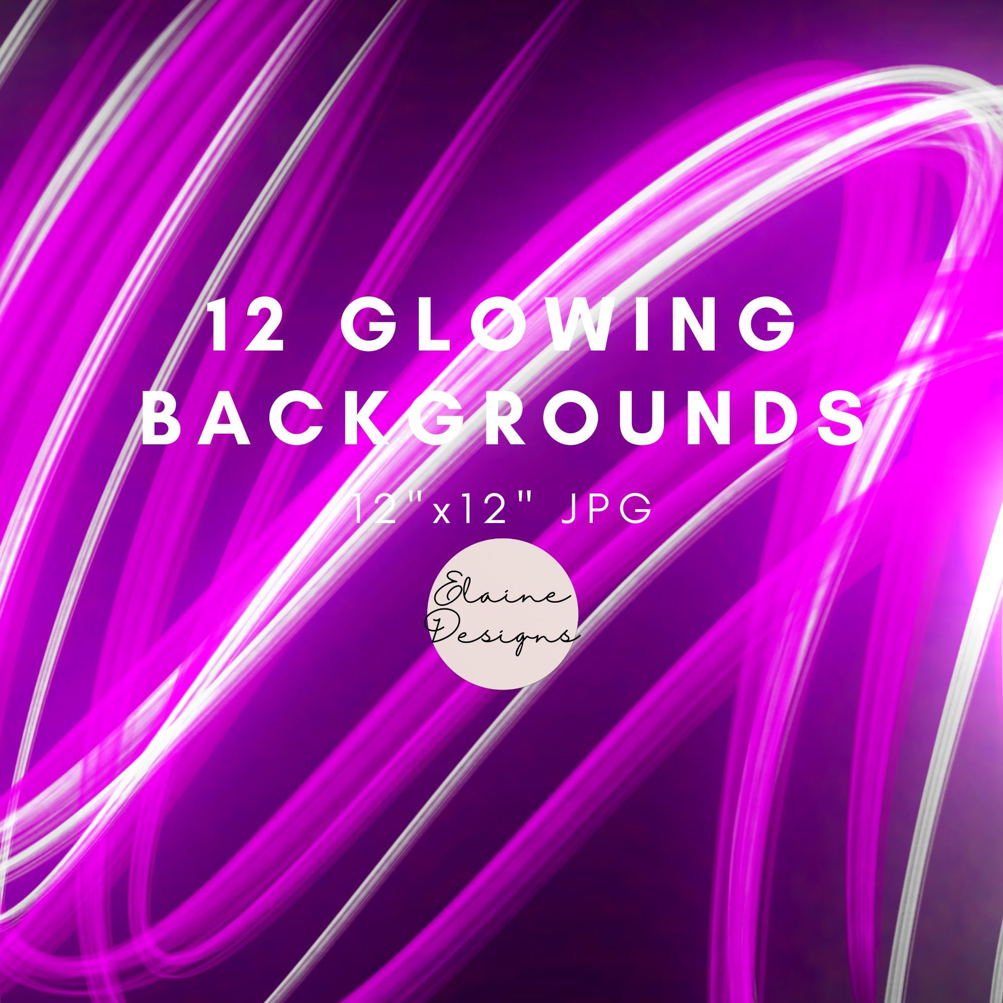 Purple Neon Background Purple Glowing Background Purple Digital Paper ...