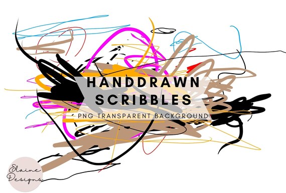 Scribbles Svg Doodles Svg Handdrawn Lines Svg Kids Drawings - Etsy